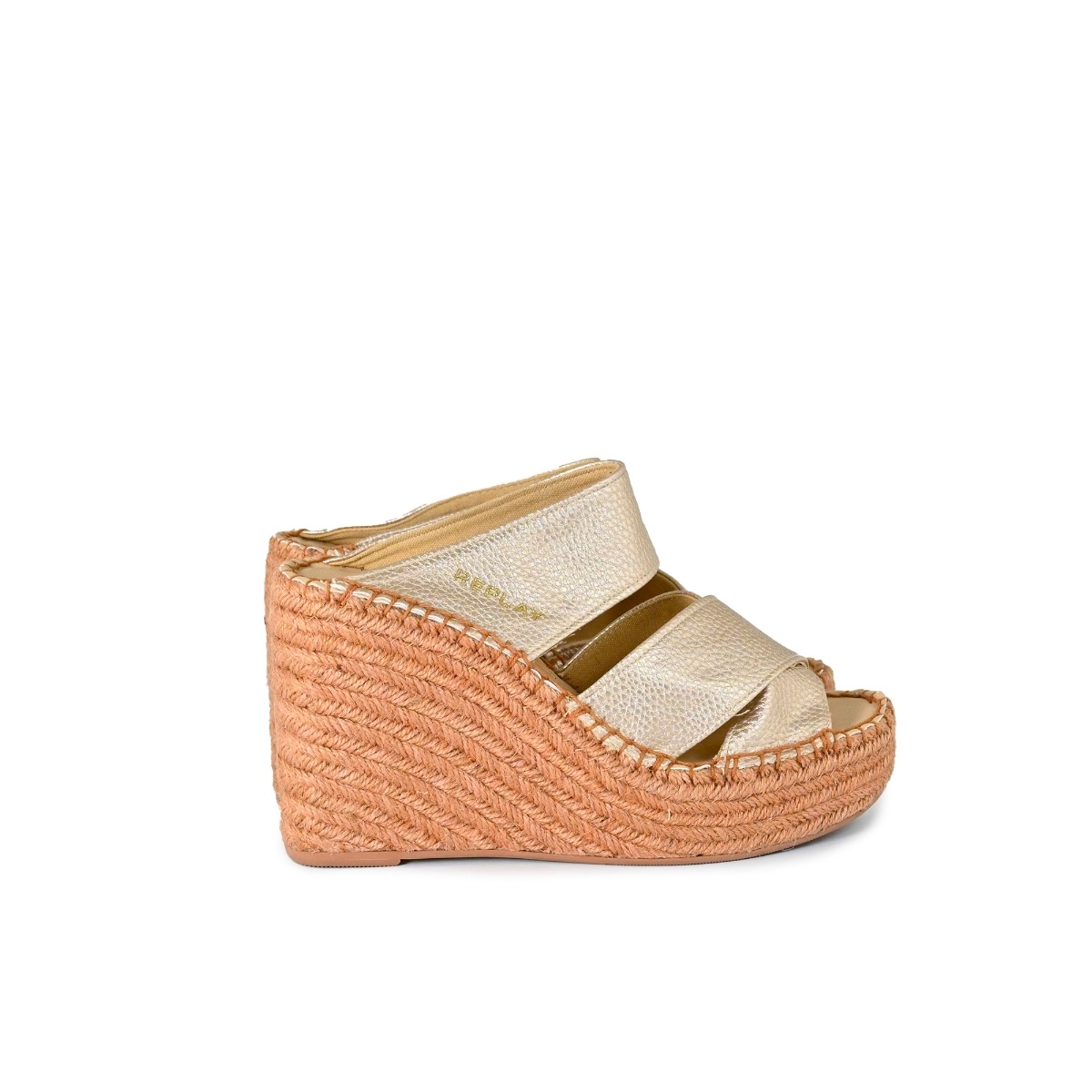 Replay sandali scarpe da donna in ecopelle platino RP4G0017S